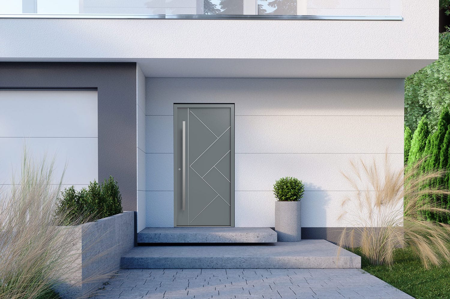 Ușă de Intrare Casă Air Glass